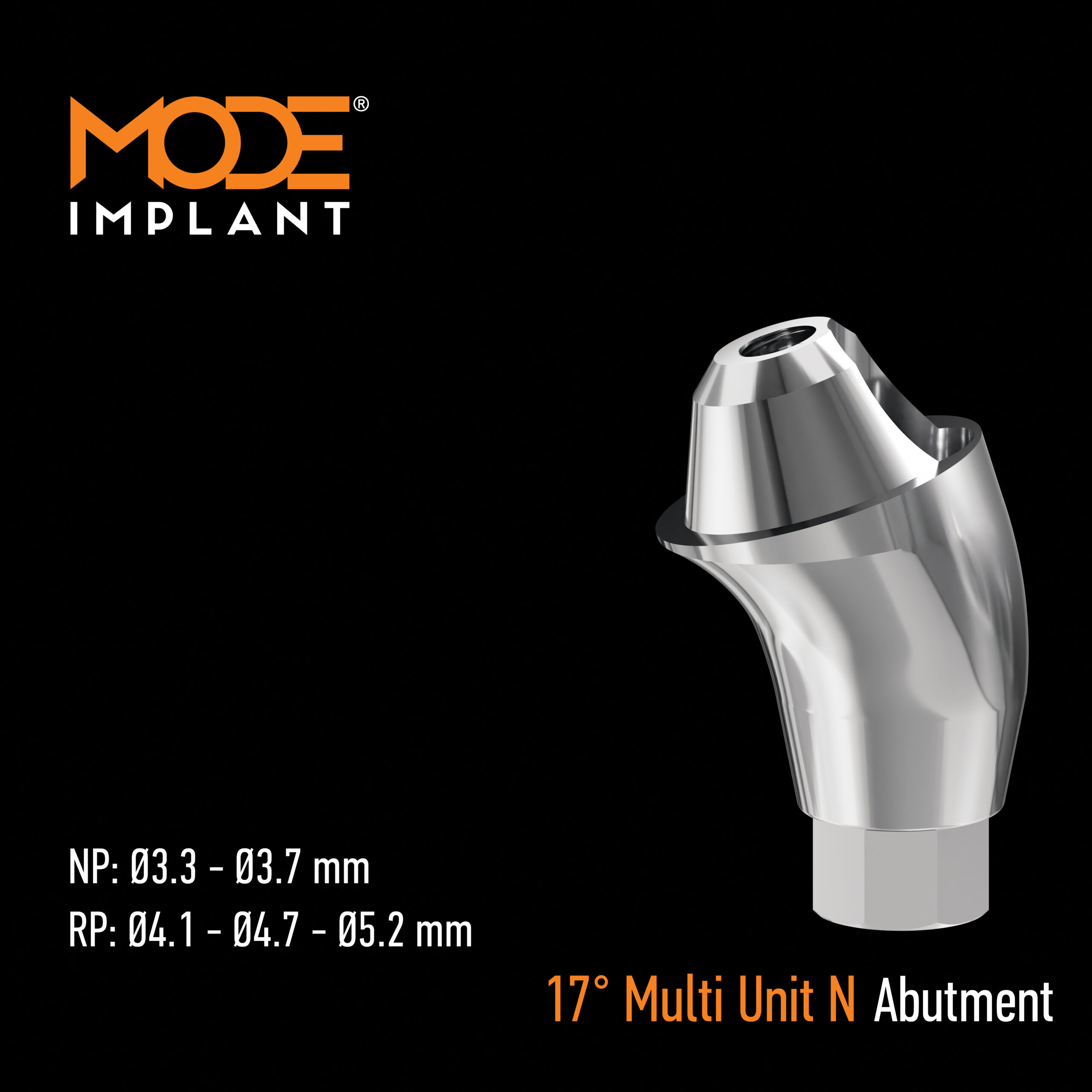 17°Multi Unit N Abutment | Viento Group Dental Sanayi